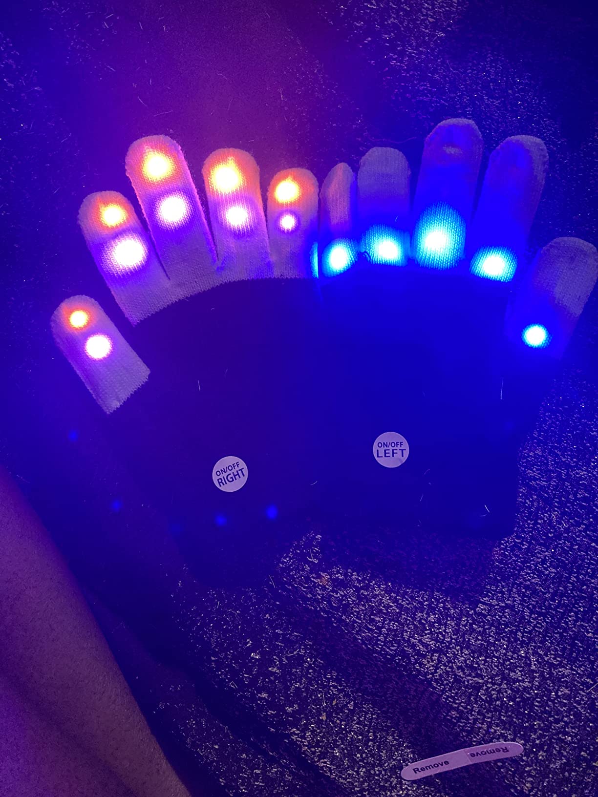 Amazon.com: ONEREED 4 Pairs LED Gloves Light up Gloves for Kids Girls ...