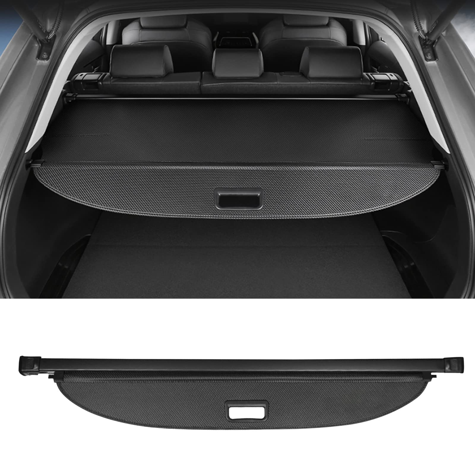 IKABEVEM Trunk Cover Fit for Hyundai Tucson 2022 2023 Retractable Rear ...
