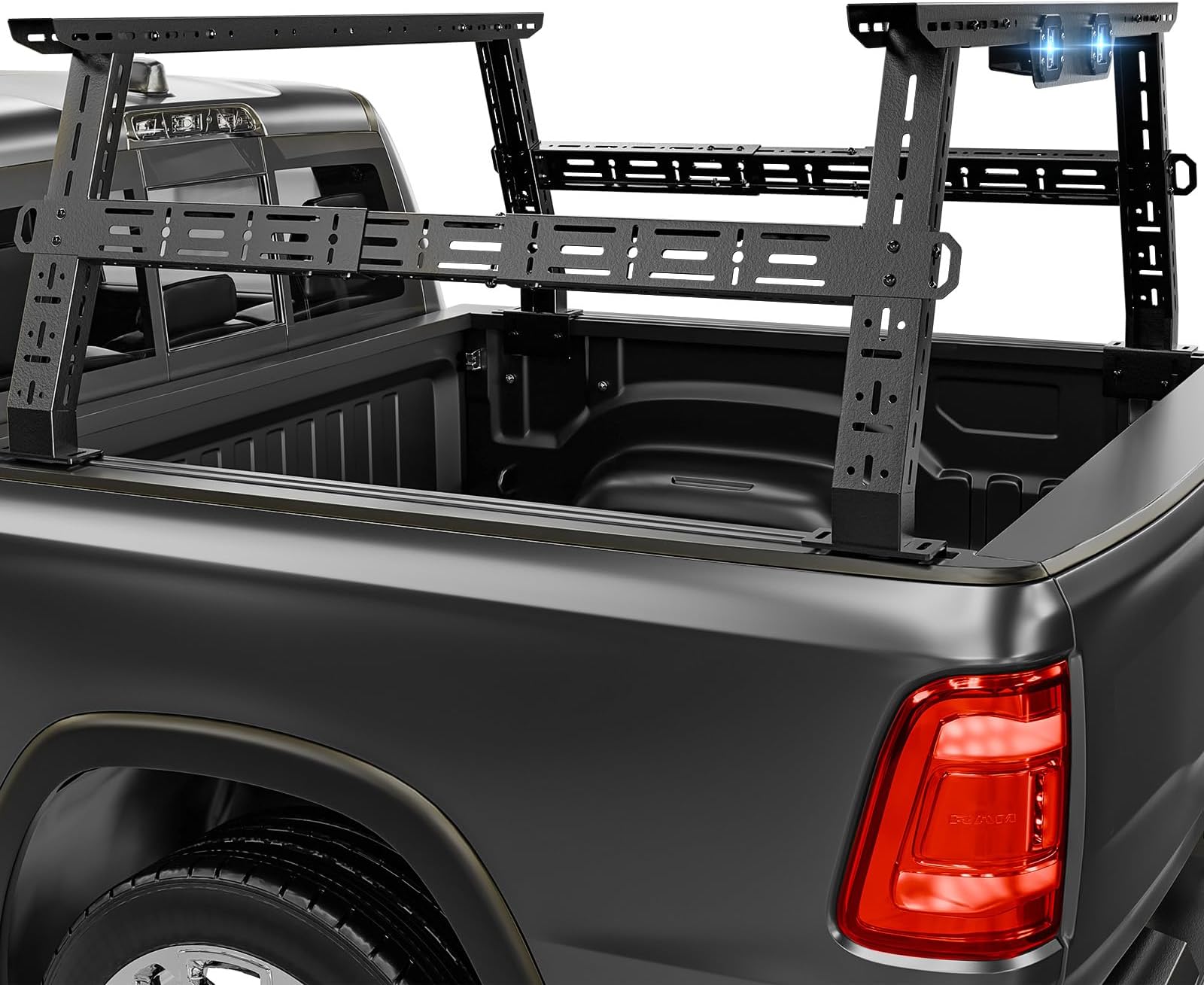 Amazon.com: YZONA Adjustable 16-24.8" High Truck Bed Racks with 2 Led ...
