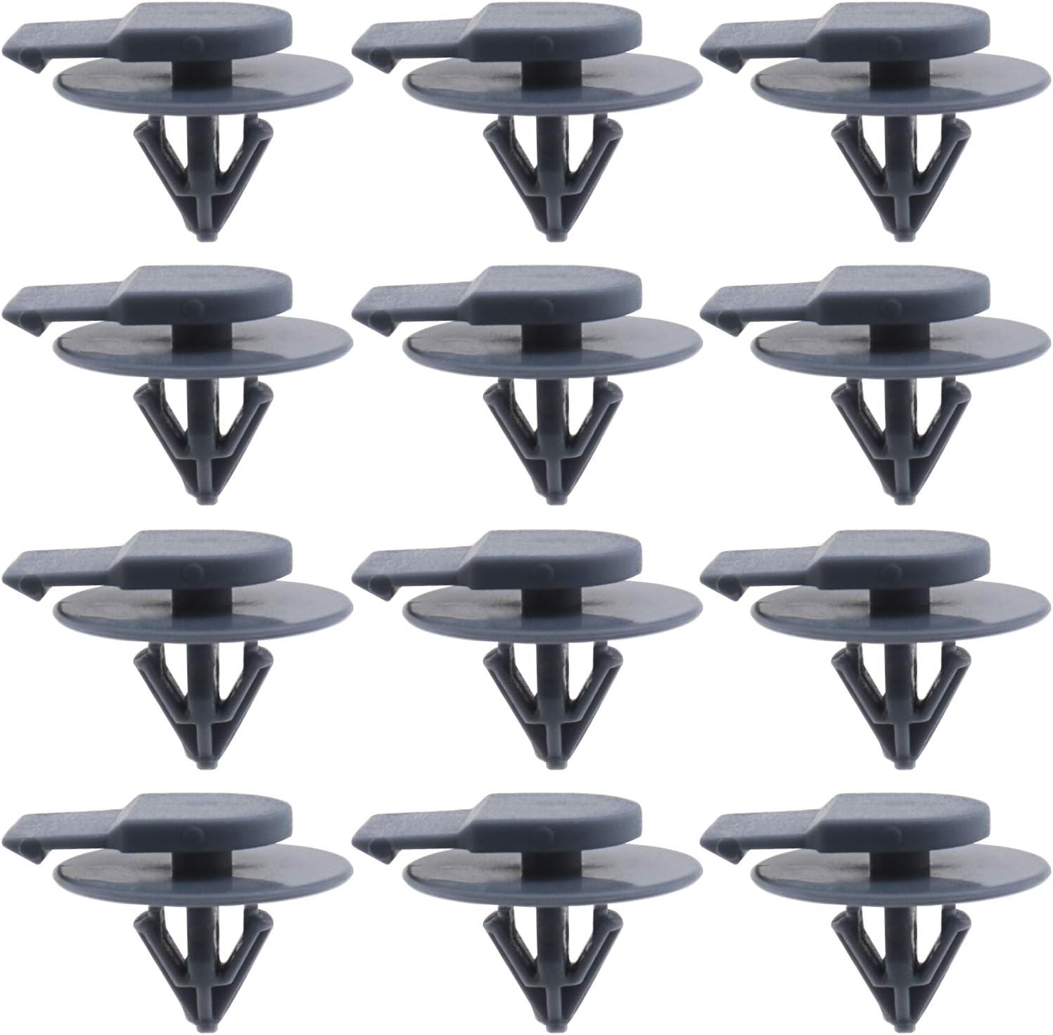 Lot de 50 clips de fixation en plastique gris pour garniture de roue ...