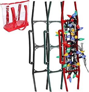 Amazon.com: Yeyeplum 7 Pcs Christmas Lights Storage Holders with ...