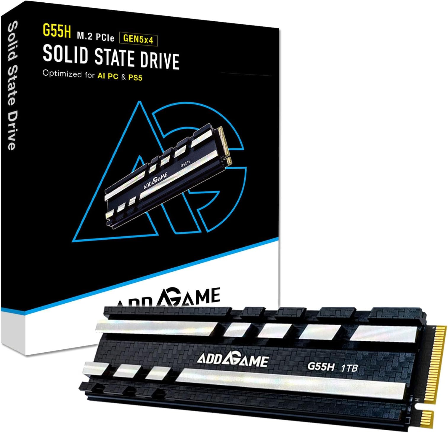Amazon.com: MOVE SPEED HB7450 2TB SSD for PS5 with Heatsink TLC NAND ...