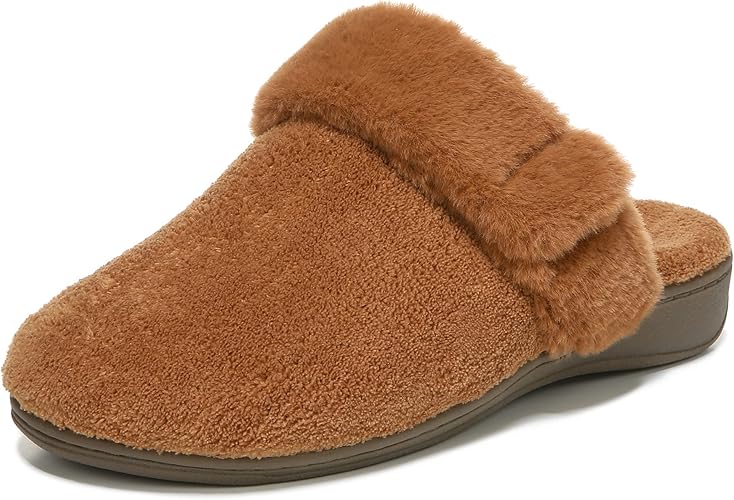 Amazon.com | Vionic Adjustable Slipper with Orthotic Arch Support ...
