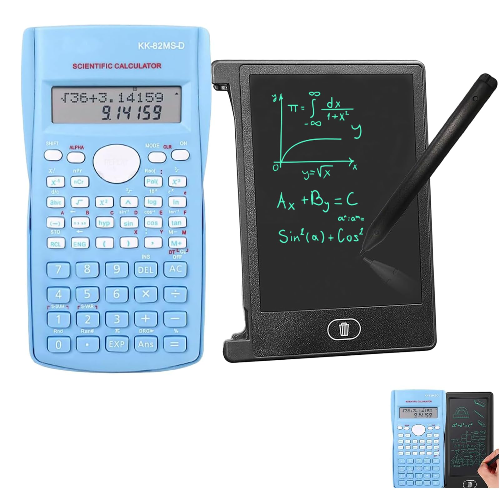 KK-82MS-D Portable Engineering Scientific Calculator with 240 Functions ...