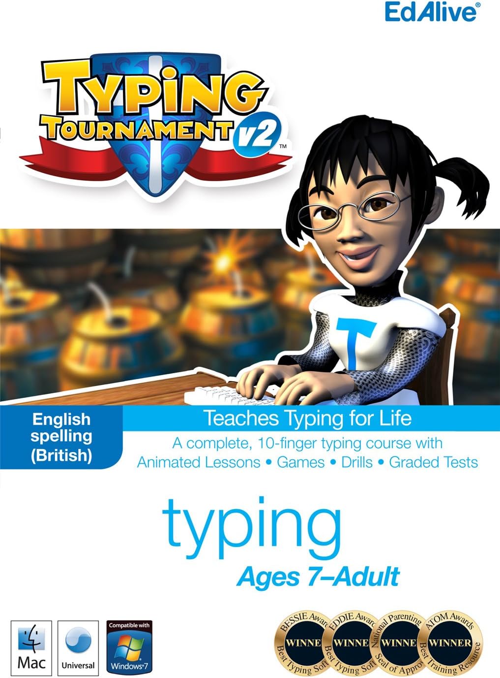 Typing Tournament Version 2 : Amazon.co.uk: Software