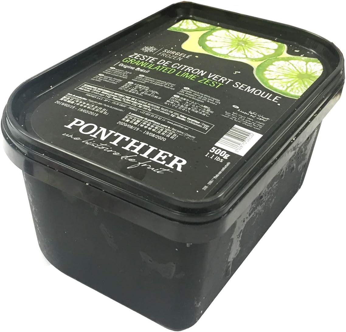Granulated Lime Peel, Ponthier, Frozen, 500g : Amazon.co.uk: Grocery