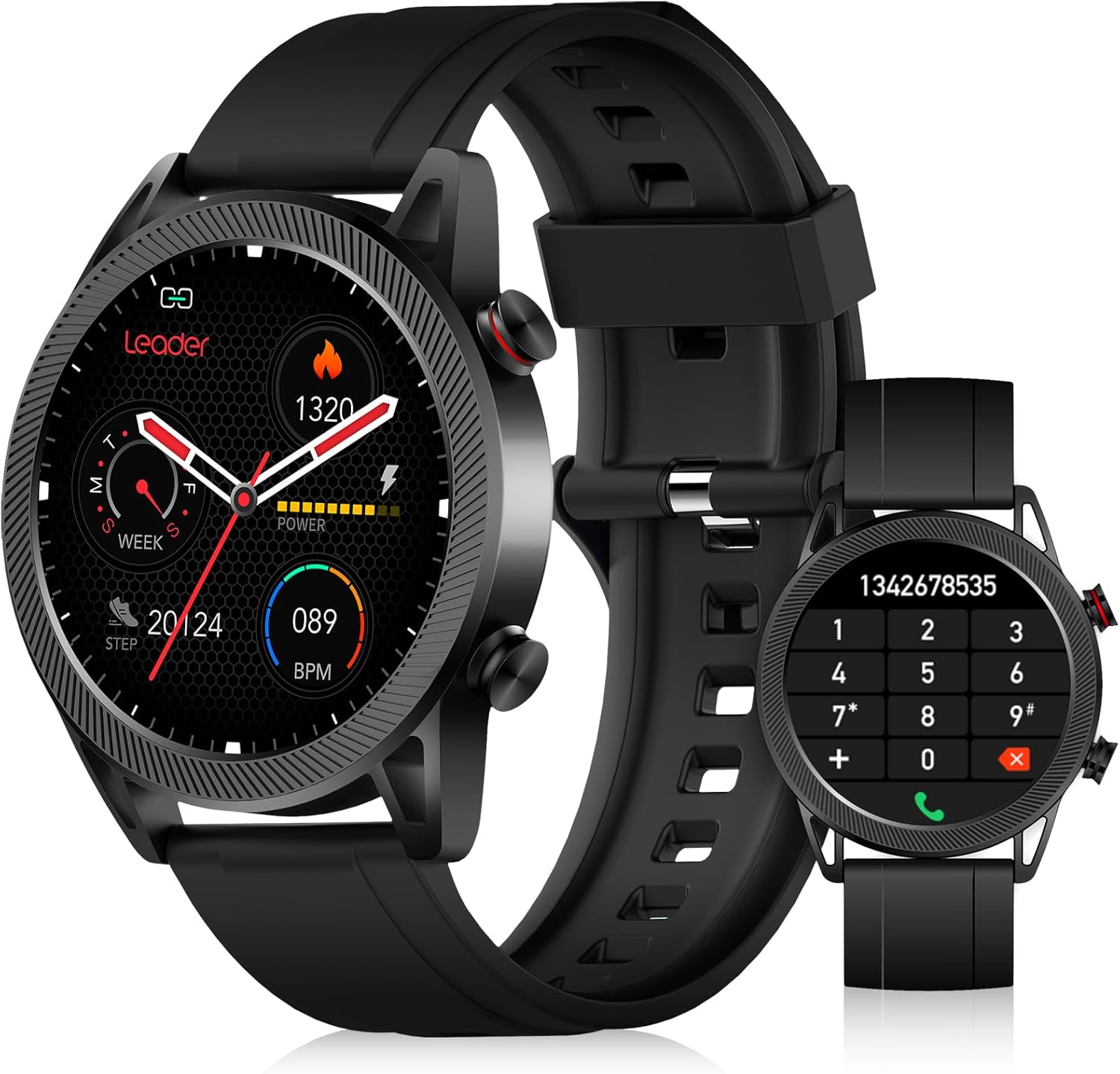 FreshFun Smartwatch Reloj inteligente Deportivo Unisex Pantalla 1.32 ...