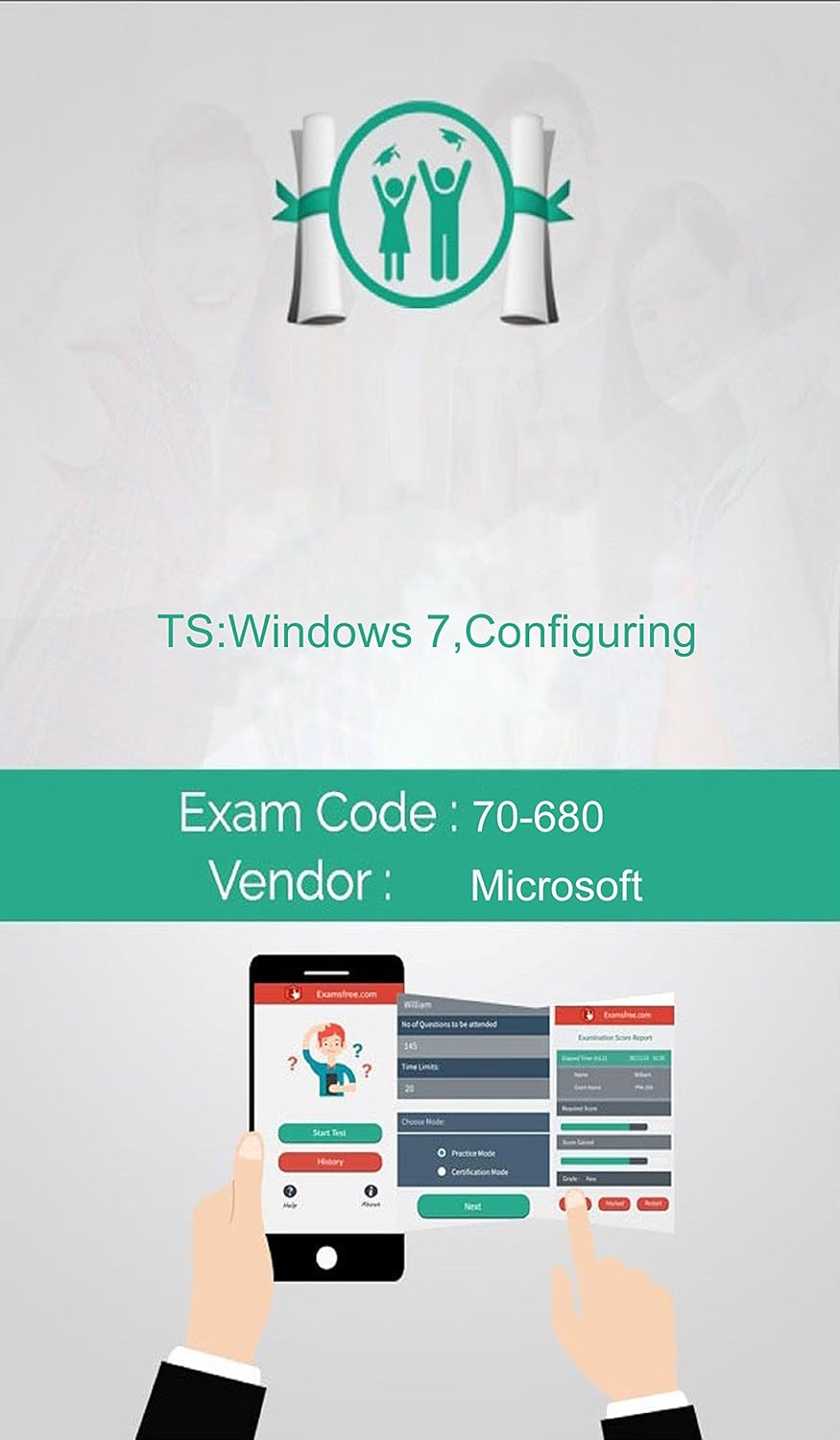 Amazon.com: Microsoft 70-680 Exam: TS:Windows 7,Configuring eBook ...