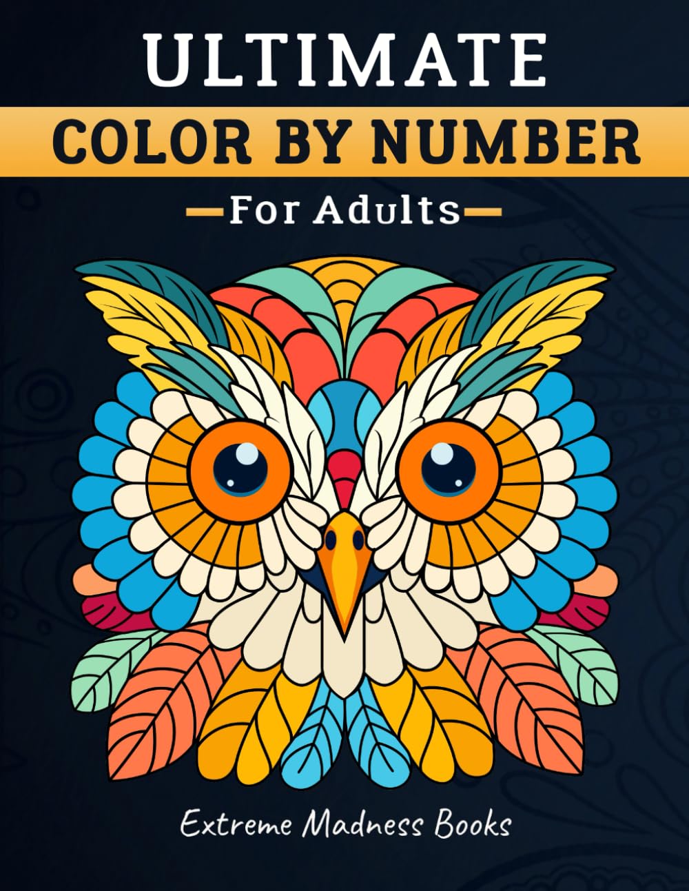 Amazon.com: Ultimate Color by Number for Adults: Stress Relief Coloring ...