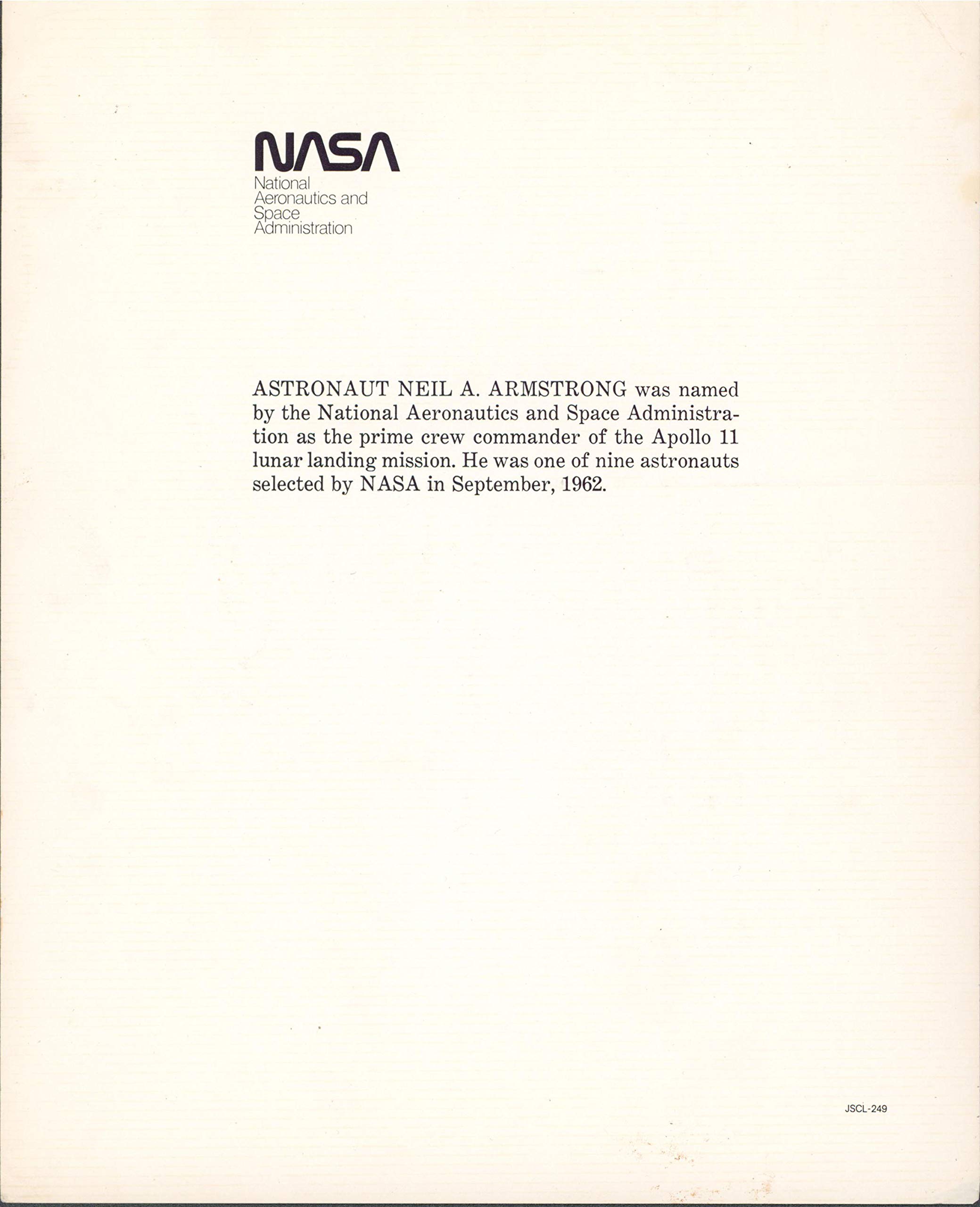 Neil Armstrong Autograph Jsa Certified