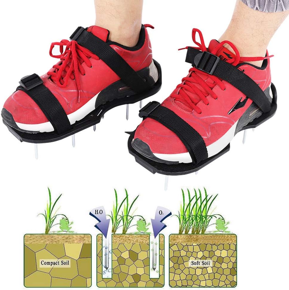 Amazon.com : A sixx Lawn Aerated Shoes, 1 Pair Garden Yard Grass ...