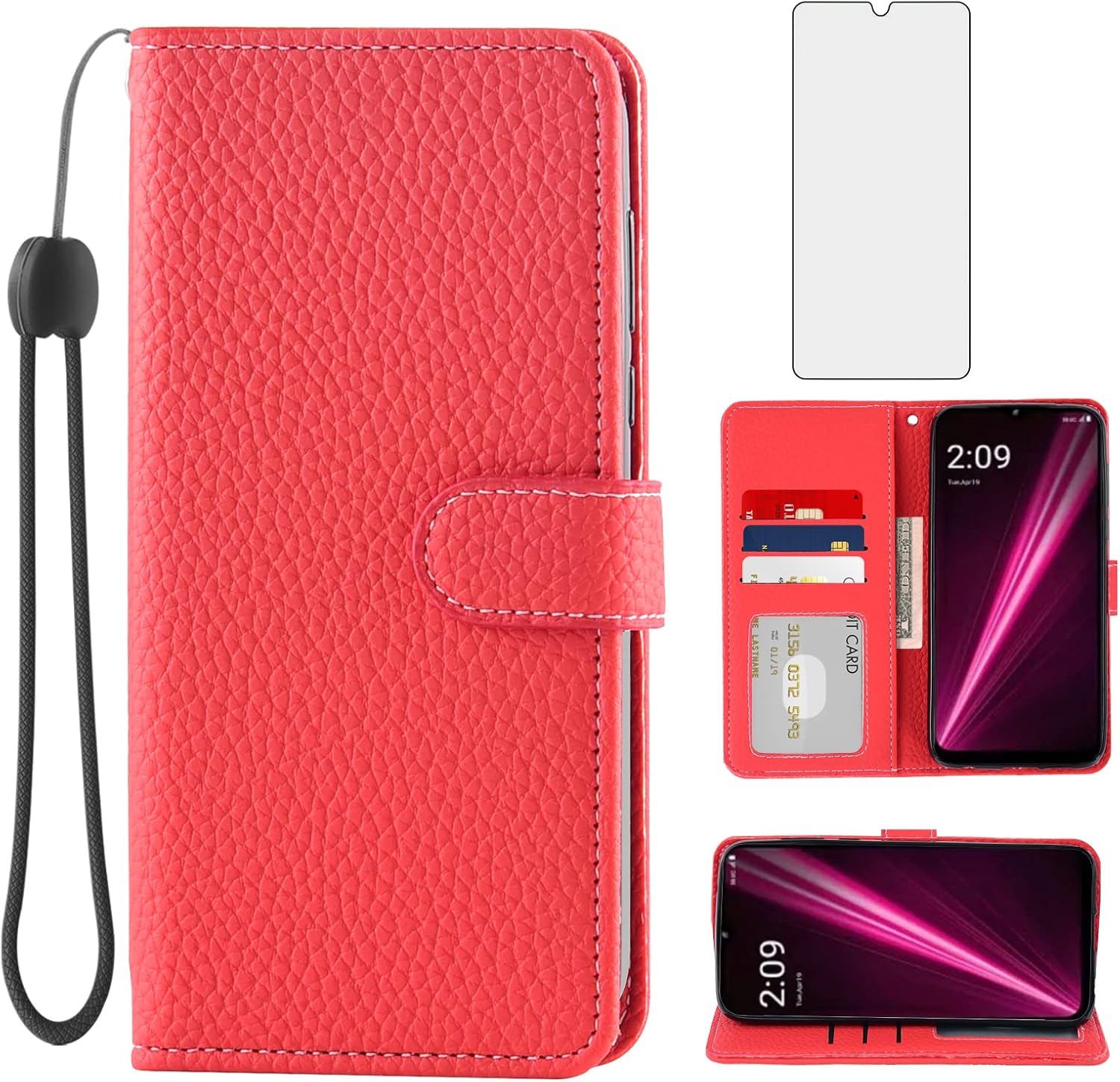 Amazon.com: Asuwish Phone Case for T-Mobile Revvl 6 5G 2022 with Screen ...
