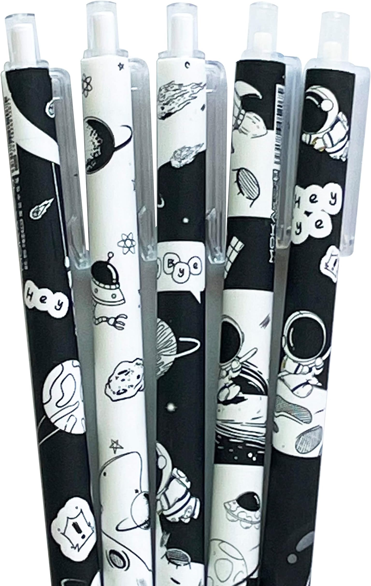 Amazon.com: sencoo 5 pack Erasable Blue Gel Pens Retractable Rollerball ...