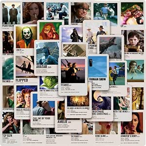 Amazon.com: 50PCS Poster Classic Movie Stickers for Water Bottle ...