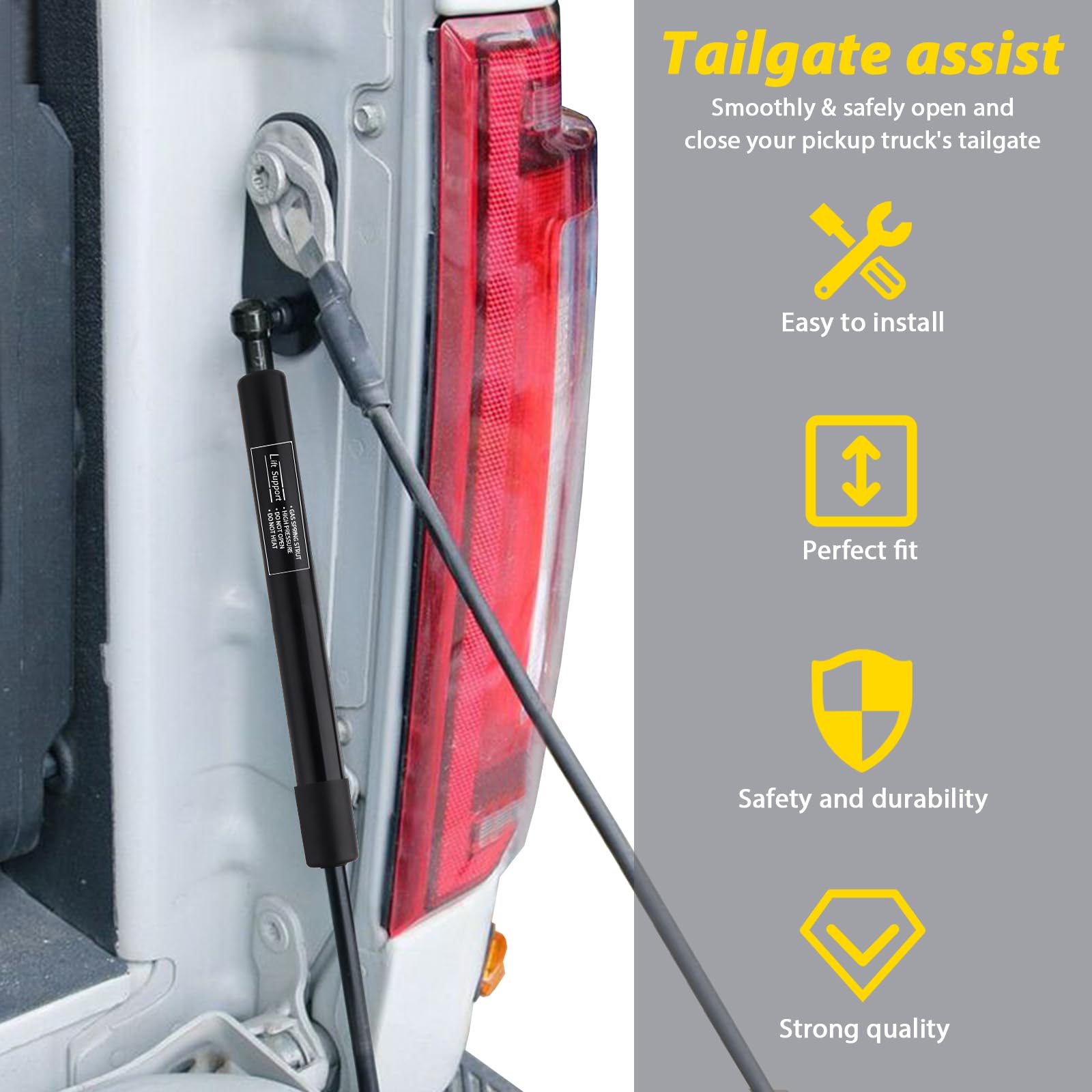 Snapklik.com : Tailgate Assist For Ford F-150 2015-2024 - Heavy Duty ...