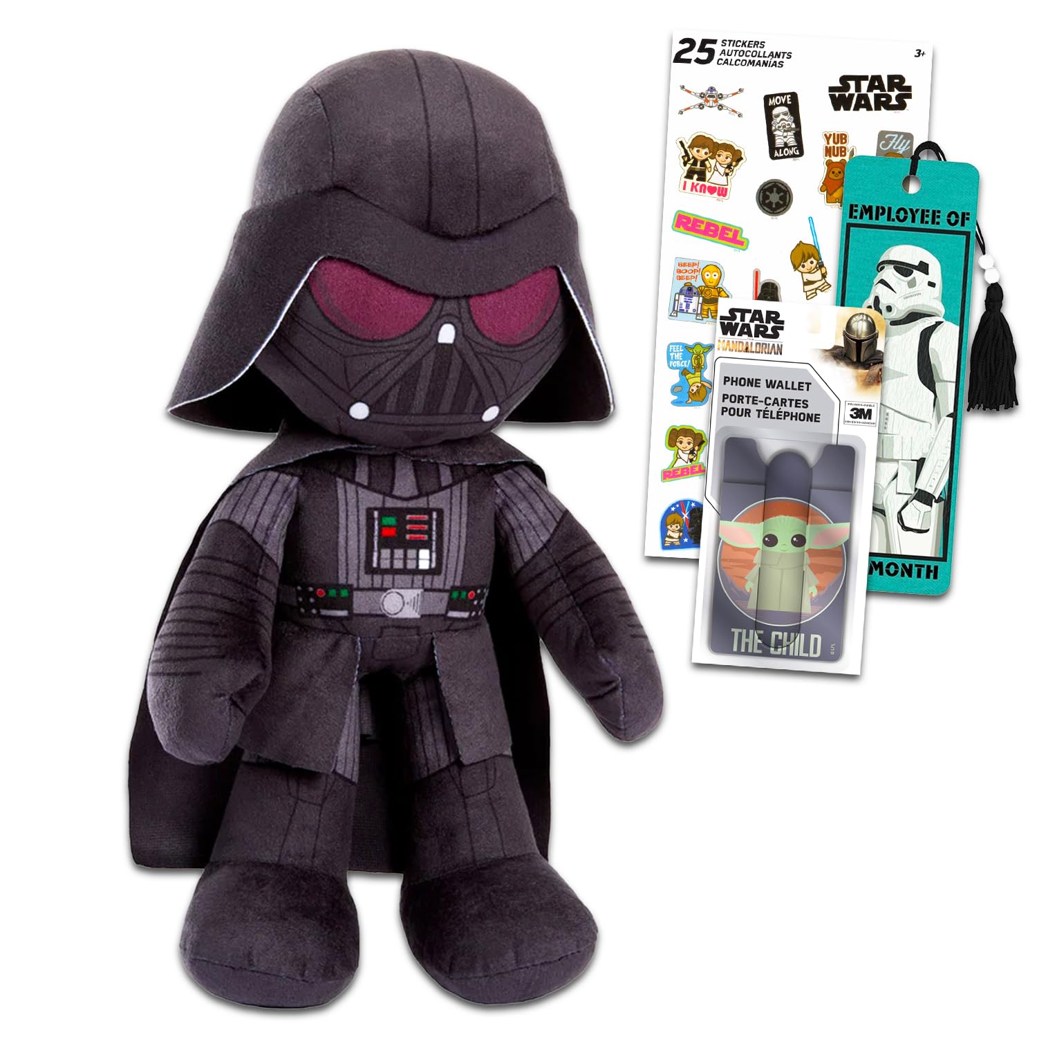 Amazon.com: Star Wars Plush Doll Set for Kids - Bundle with Darth Vader ...