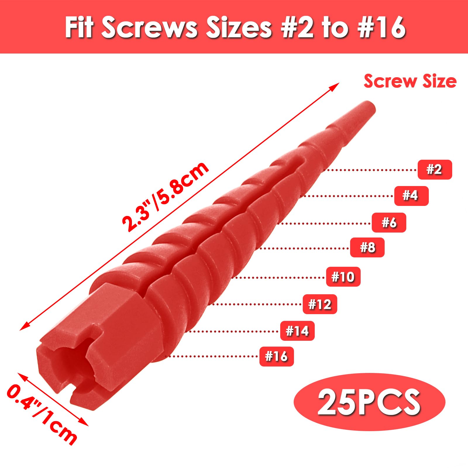Snapklik.com : 25PCS Stripped Screw Hole Repair Kit For Wood, Door ...