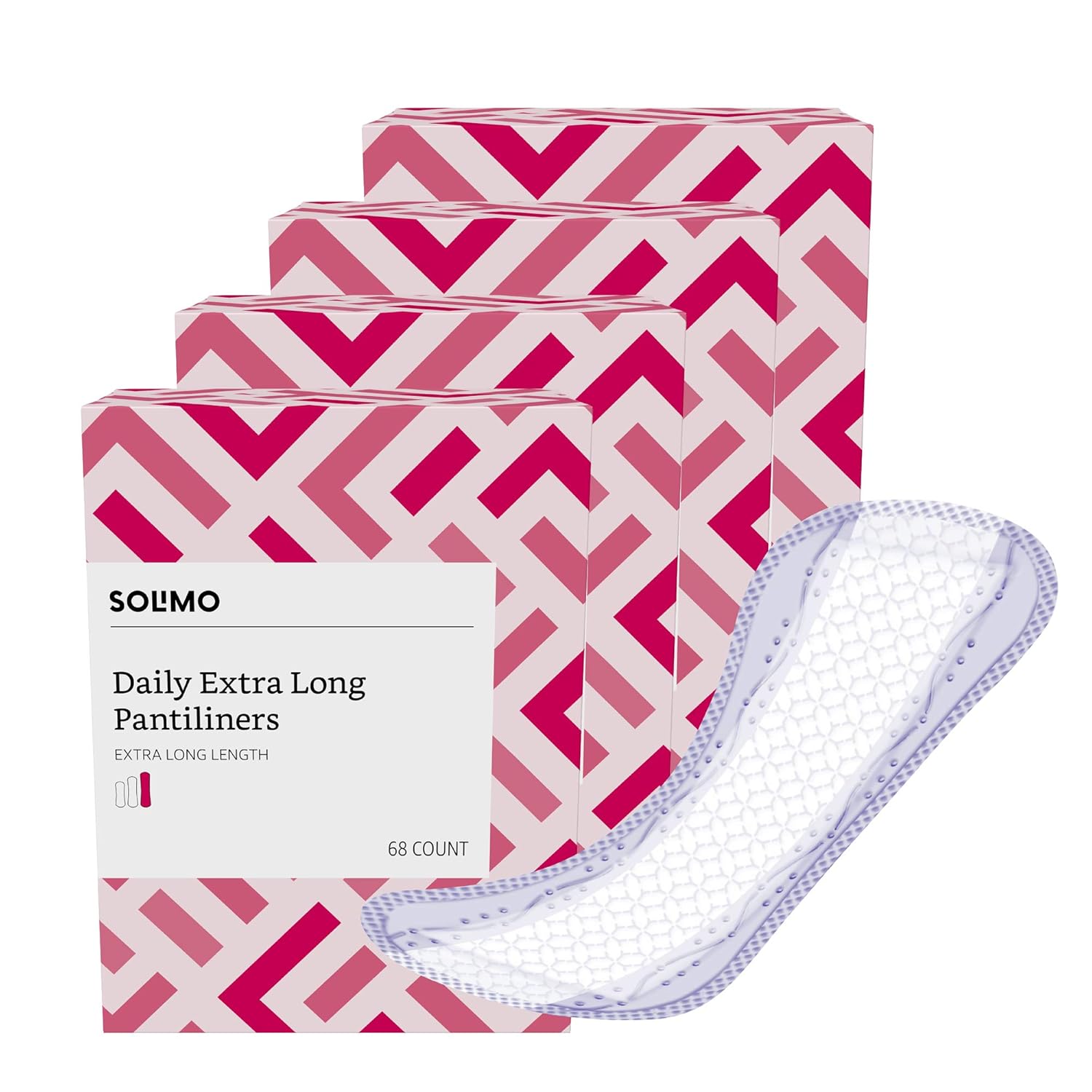 Amazon Brand - Solimo Daily Extra Long Pantiliner, Extra Long Length ...
