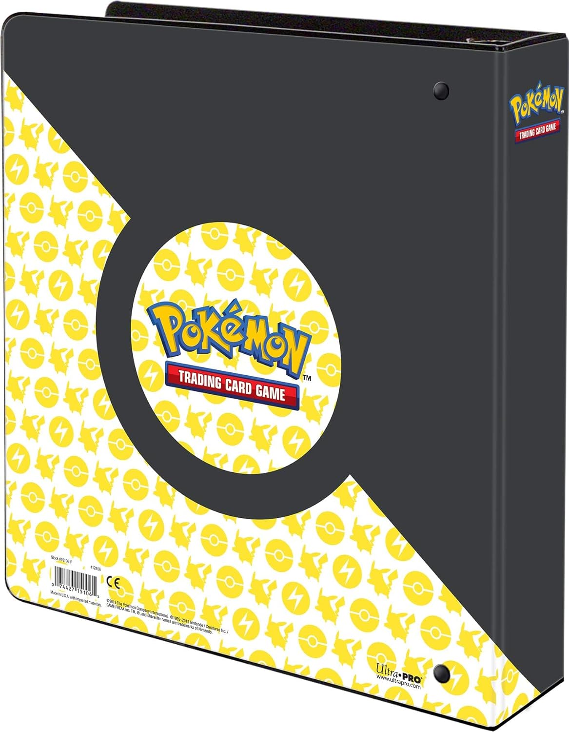 Ultra Pro Pokemon Pikachu 3-Ring Binder Card Album, 2-Inch, Albums ...
