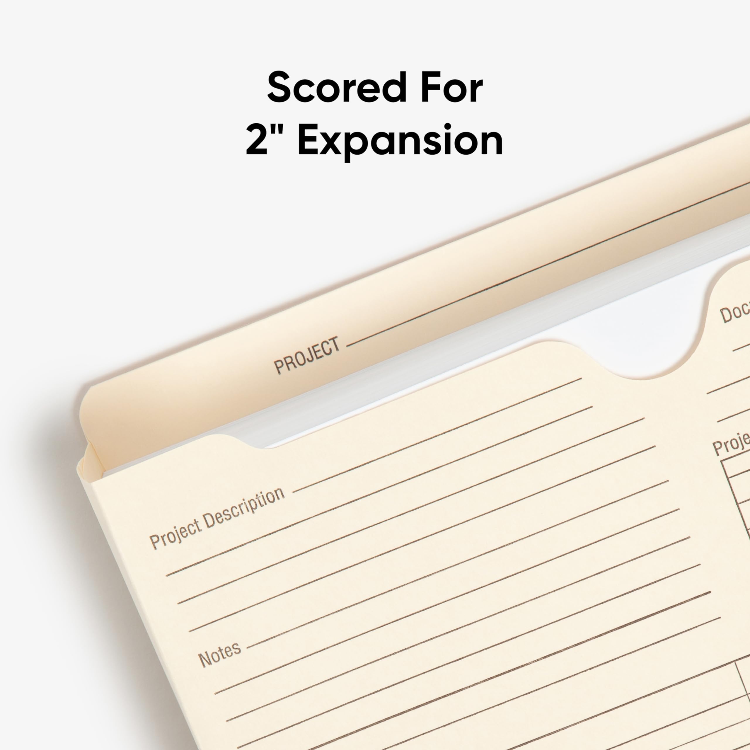 Snapklik.com : Smead Project File Jackets, 25 Count, Manila, Reinforced ...