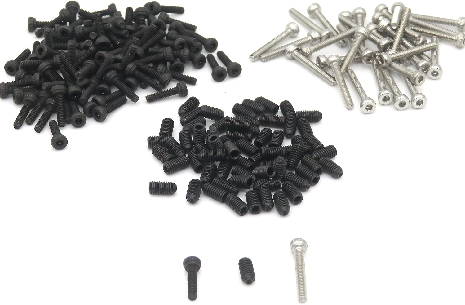 Amazon.com: HOBBYSOUL M3 Socket Set Screws & M2 Socket Head Cap Screws ...