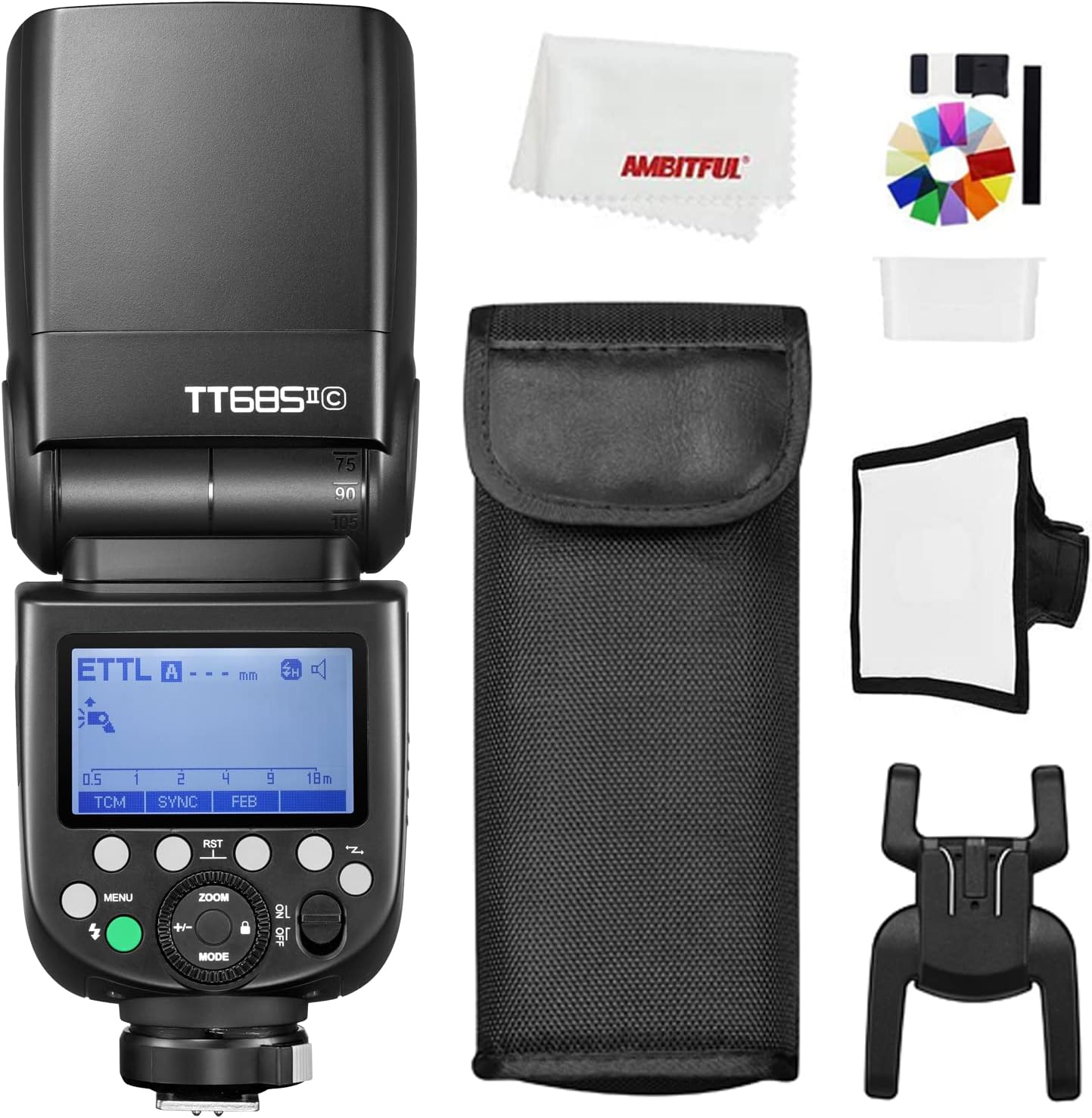 Amazon.com : GODOX Thinklite TT685C TTL Camera Flash Speedlight 2.4GHz ...