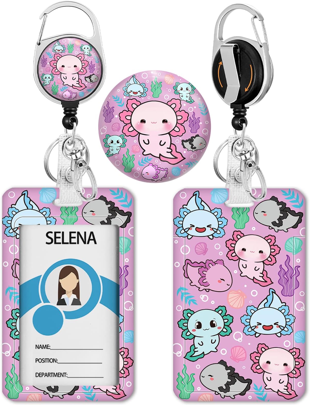 Amazon.com : ID Badge Holder with Breakaway Lanyard, Lanyards for ID ...