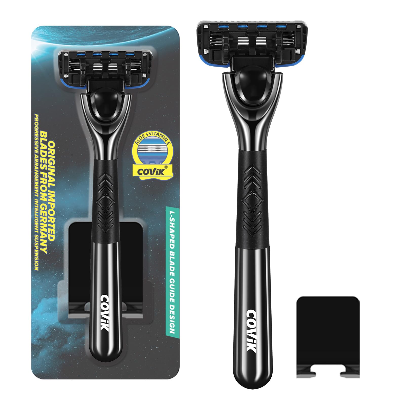 Amazon.com: COVIK 5Blade Razor for Men with Dual Lubrication Shaving ...