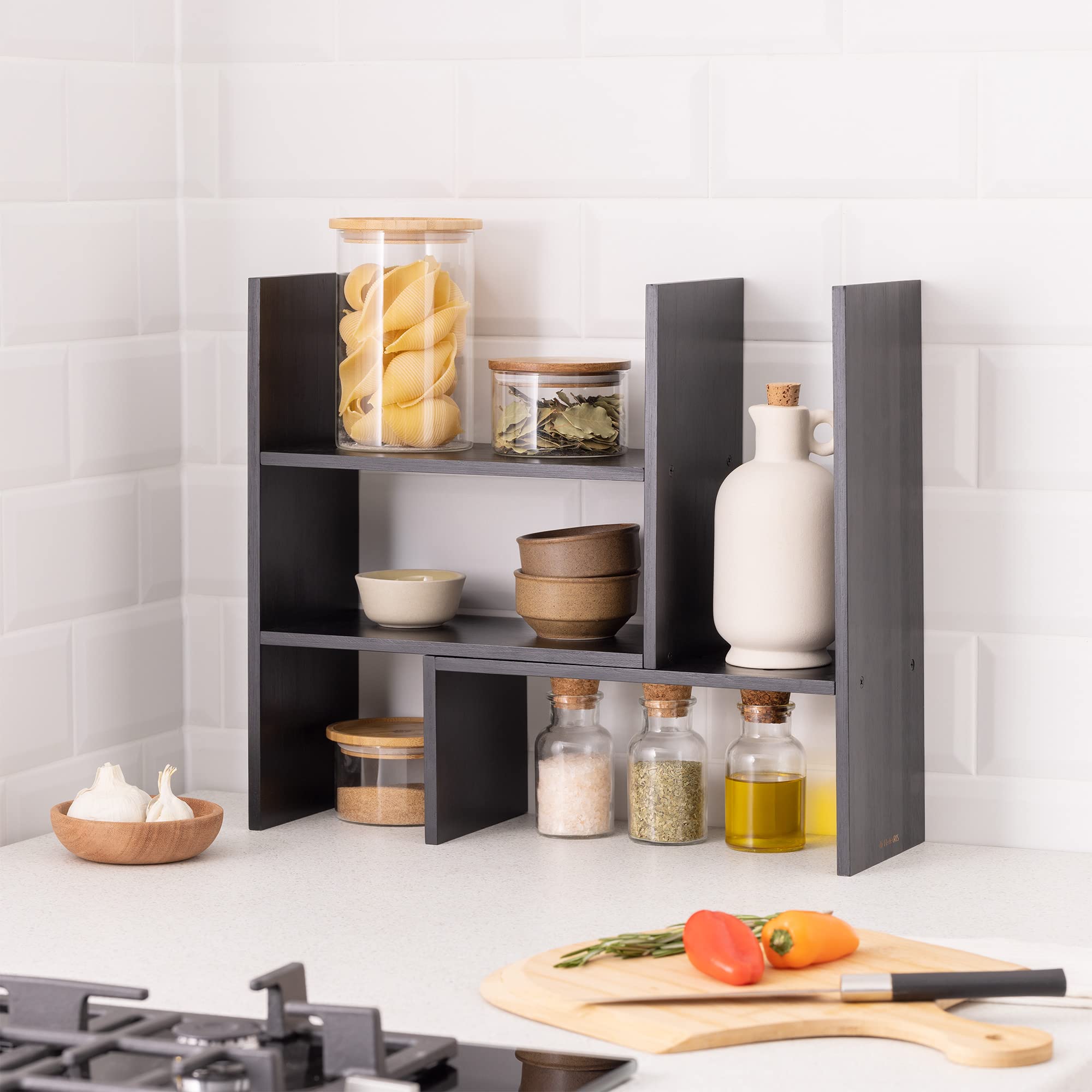 Snapklik.com : Desk Organizer Shelf Unit - Desktop Shelves For Table Or ...