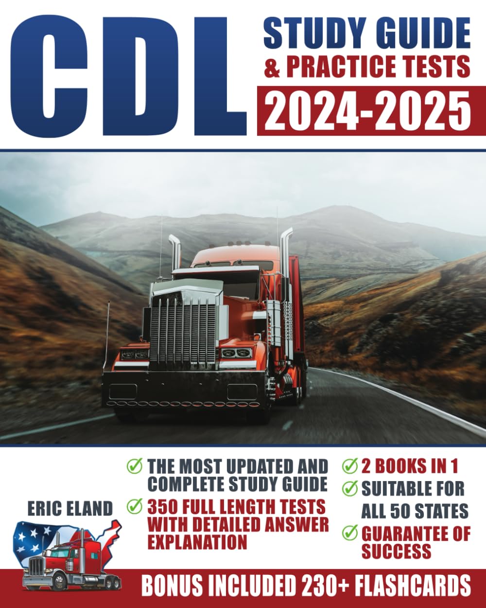 CDL Study Guide & Practice Tests: 2 Books in 1. A Comprehensive Up-To ...