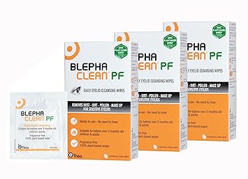 Amazon.com: Blephaclean 60 Sterile Eyelid Wipes For Blepharitis ...
