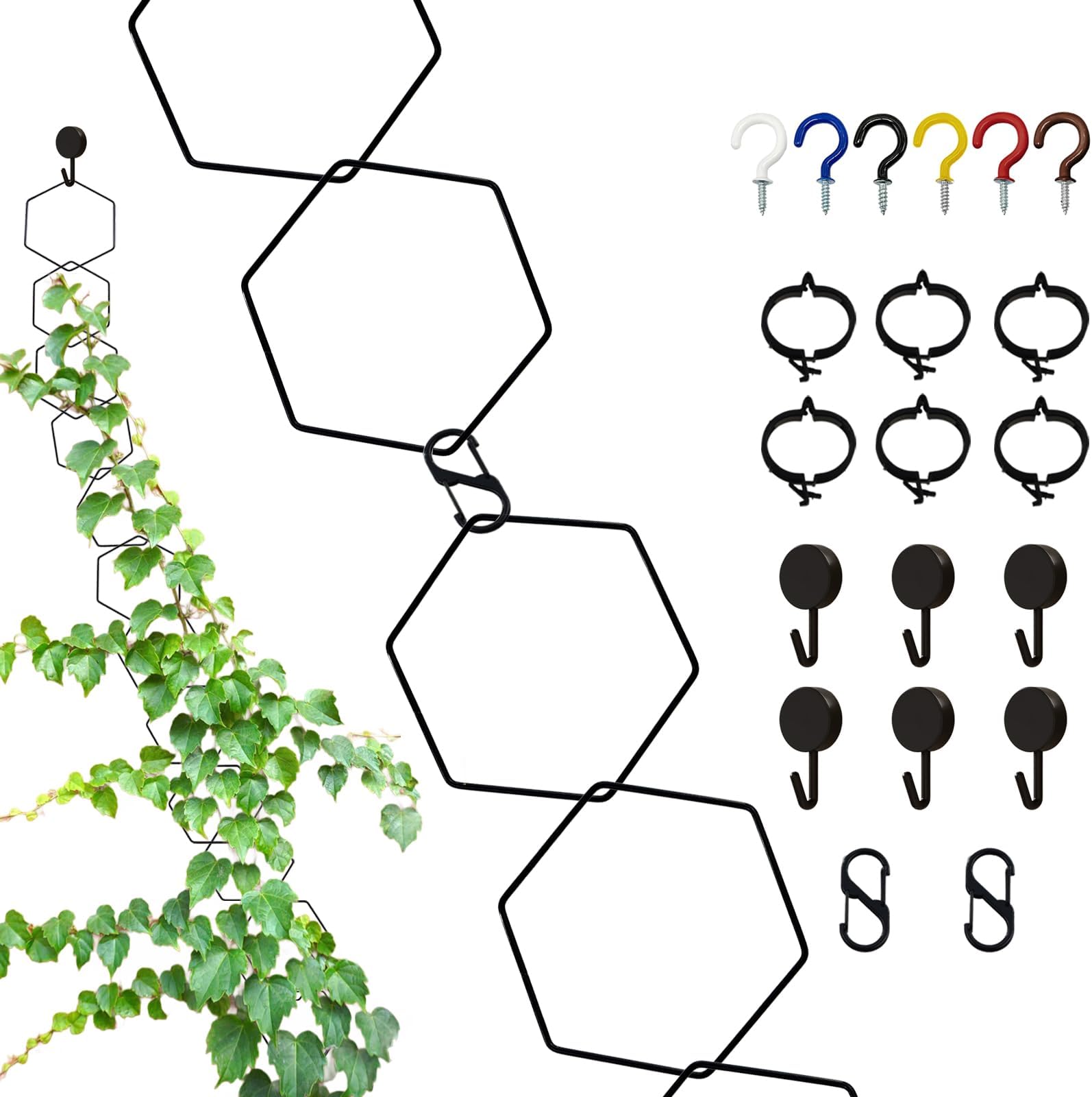 Amazon.com : 20PCS Chain Trellis for Climbing Plants Indoor - DIY Path ...