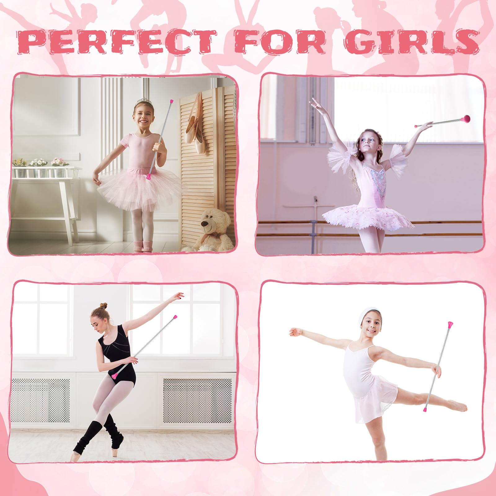 Snapklik.com : Leyndo Twirling Baton Unisex Kids Gymnastics Dance Baton ...