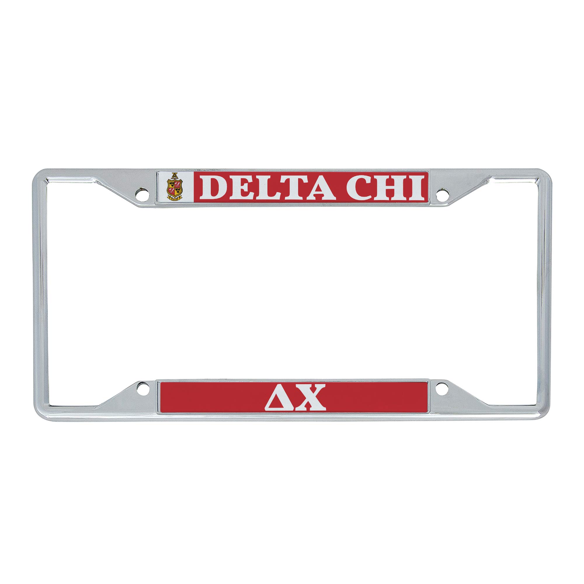 Amazon.com: Desert Cactus Delta Chi License Plate Frame Fraternity ...