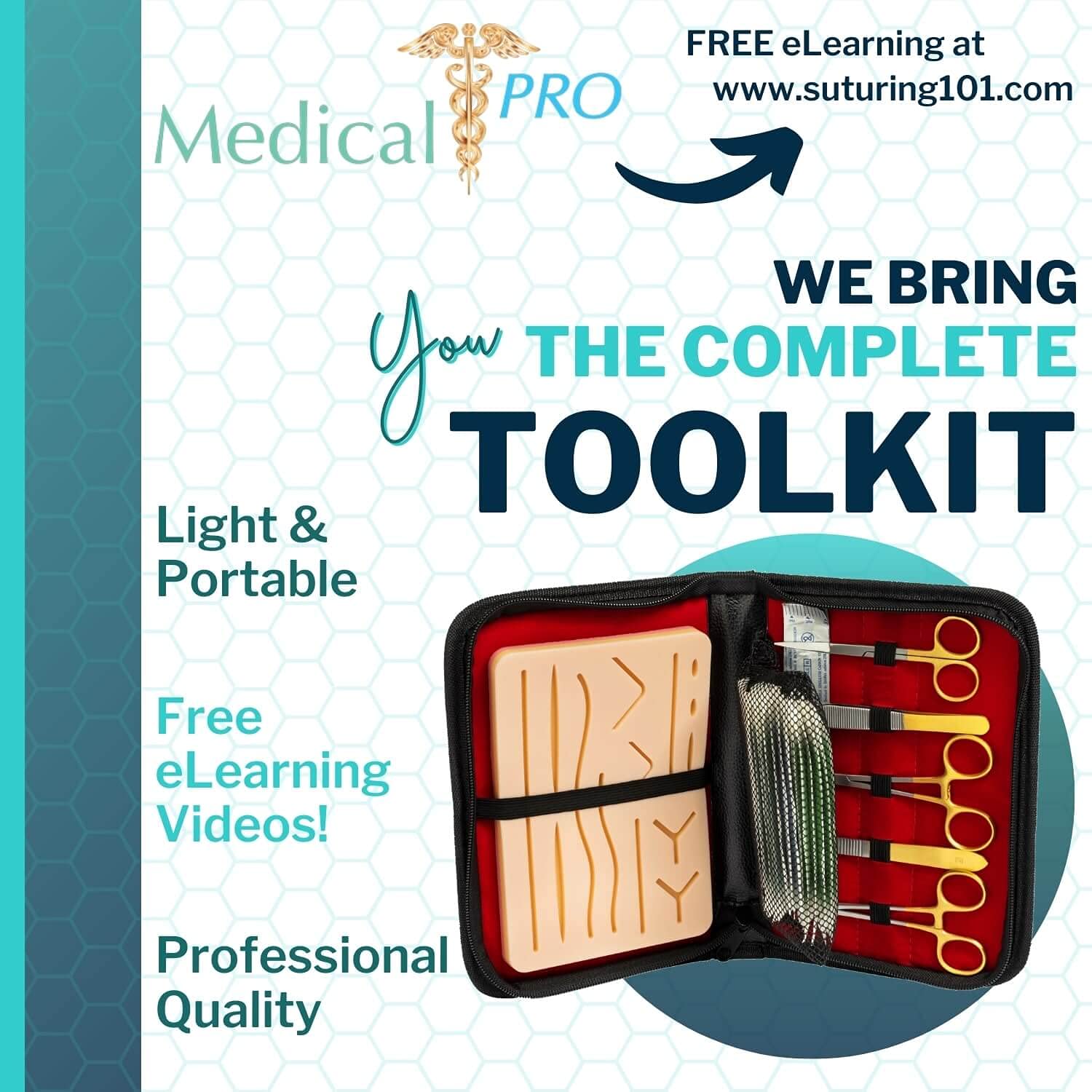 MedicalPRO Suture Practice Kit for Medical Students - The Perfect ...