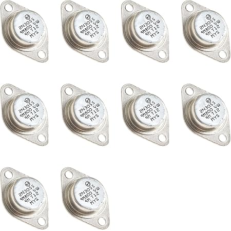 Amazon.com: Todiys New 12Pcs for 2N3055 2N3055G 2N3055H to-3 NPN High ...