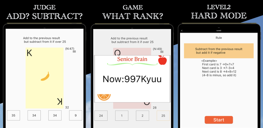 Math Brain Game: Senior brain:Amazon.com:Appstore for Android
