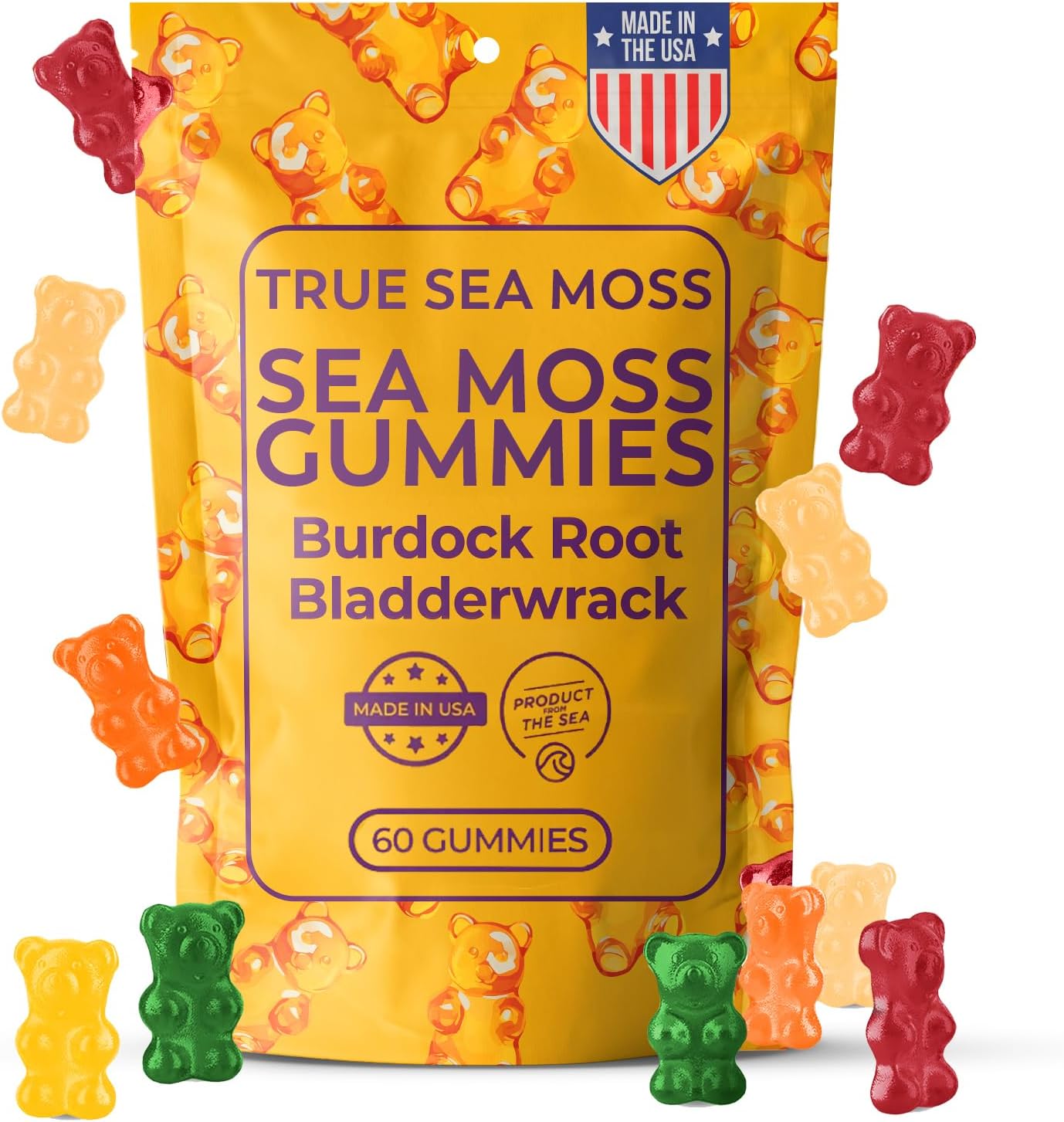 Amazon.com: BIO VITALICA Sea Moss Gummies Elderberry BioVitalica ...