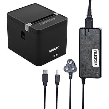 Rugtek Rp 82 Compact UE Thermal Receipt Printer (USB+Enthernet ...