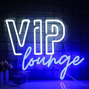 VIP Lounge Neon Signs for Wall Decor LED Neon Light for Room Decor VIP ...