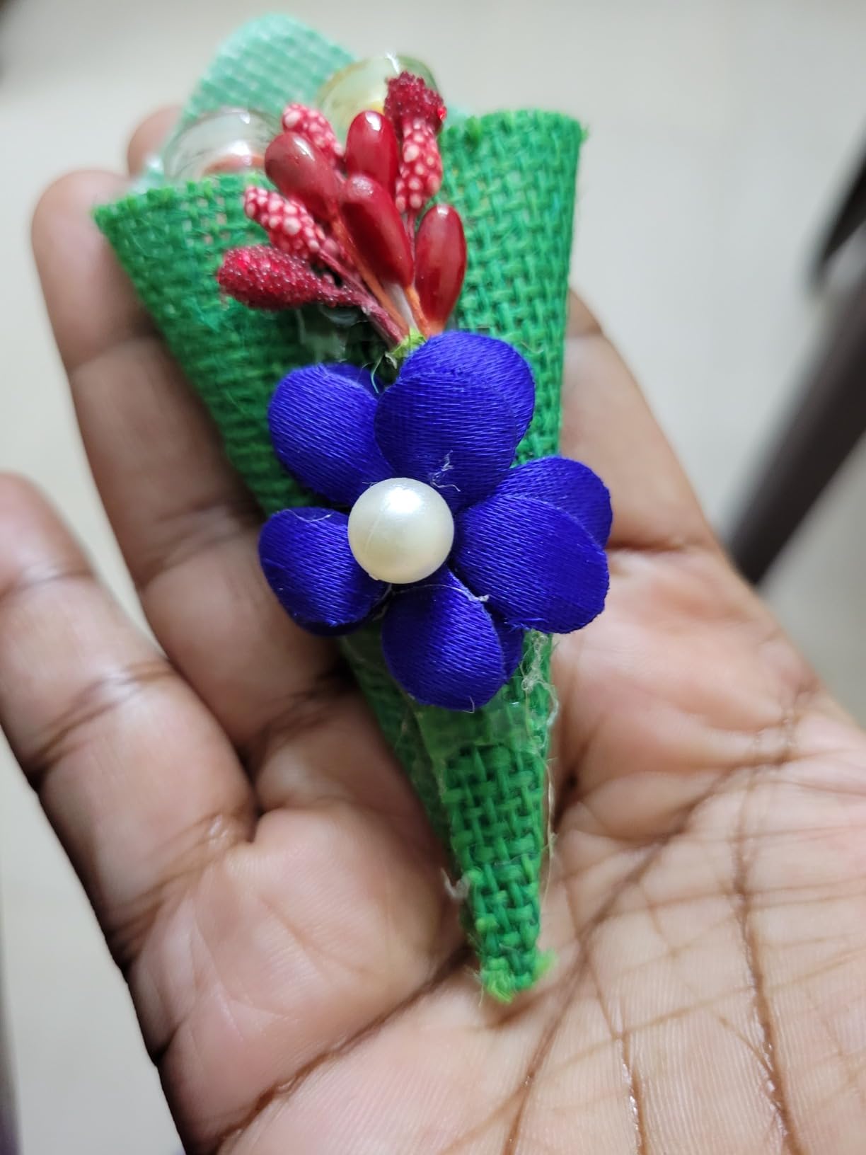 handmade bouquet shape with pasupu(Haldi)&kumkum ethnic latest ...