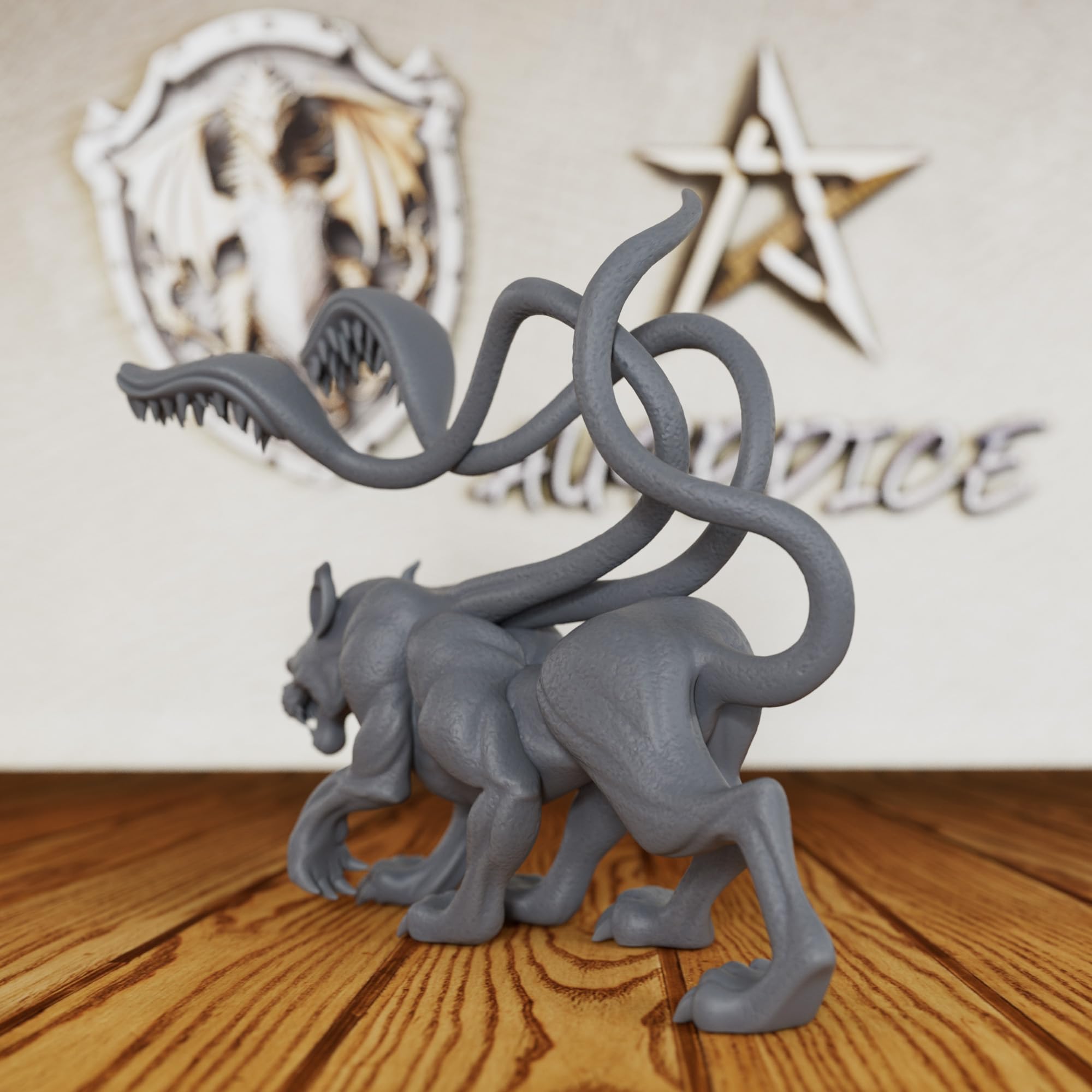 Amazon.com: AUSPDICE Displacer Beast DND Monster Miniatures-Dungeons ...
