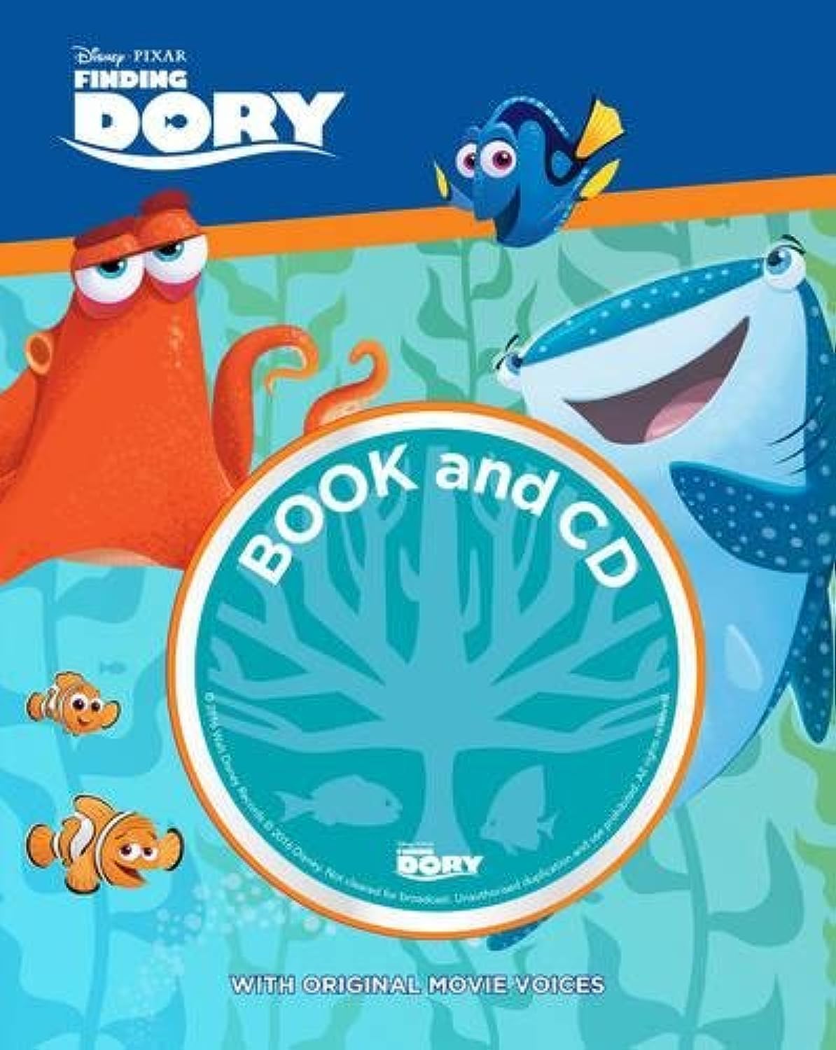 Disney Pixar Finding Dory Book and CD: With Original Movie Voices ...
