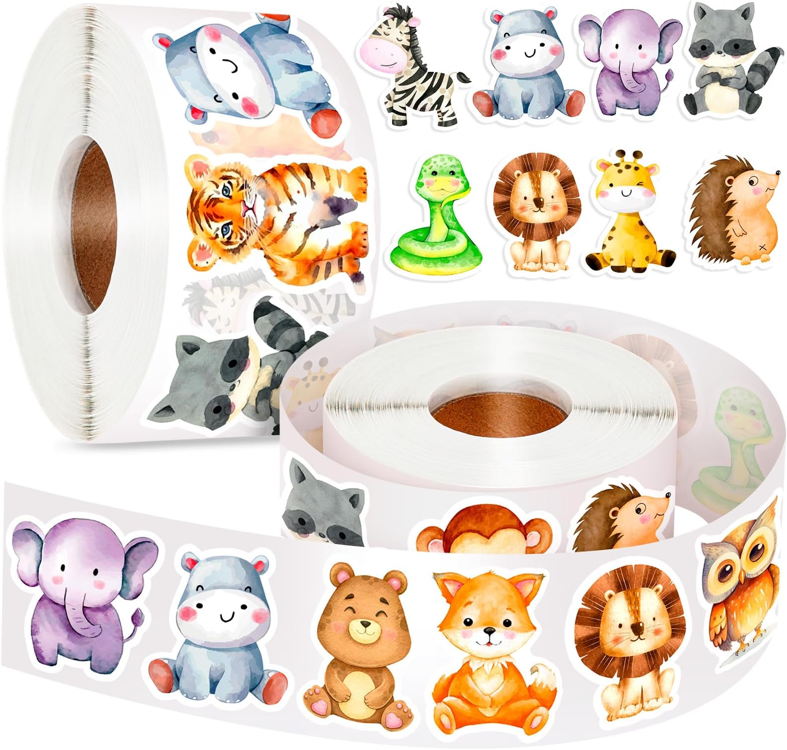 Amazon.com: Sticker Roll 5 Rolls of Party Supplies Stickers for Kids ...