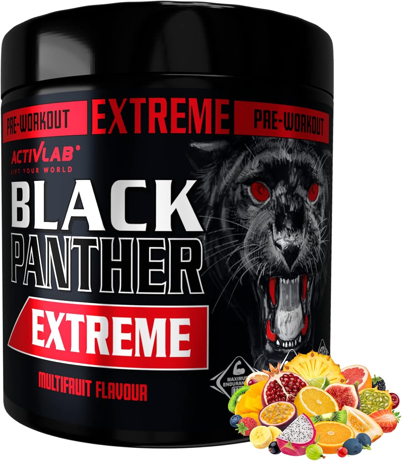 Activlab Black Panther Extreme 300g, Pre Workout Powder Energy ...