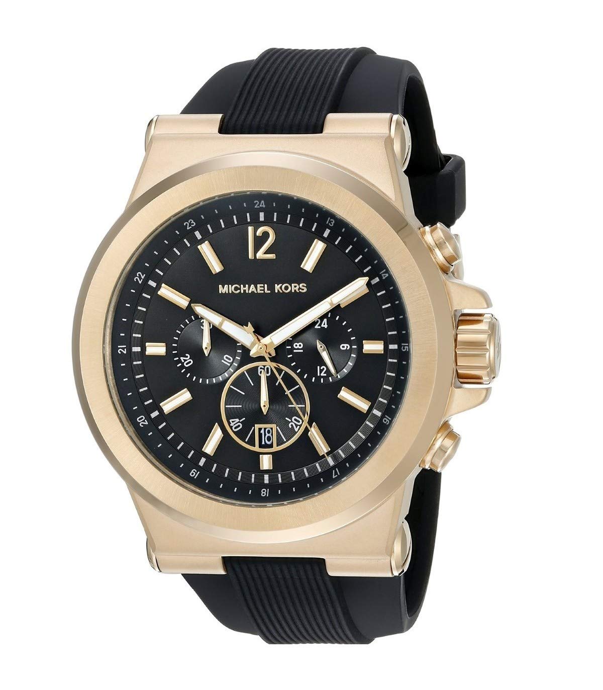 Michael Kors Men's Dylan Black Watch MK8445 : Michael Kors: Amazon.in ...