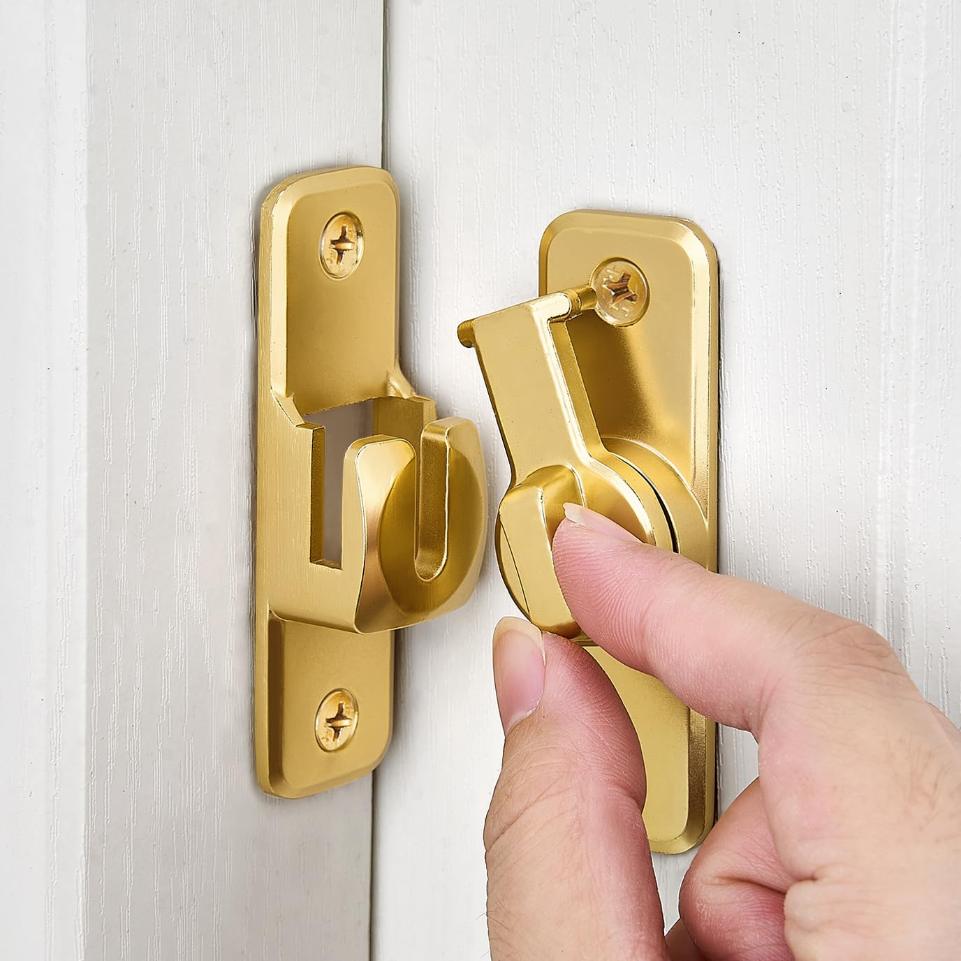 Snapklik.com : INIRET Gold Enhanced Security Flip Latch Lock - Heavy ...