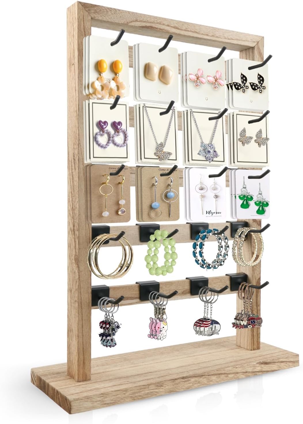 Amazon.com: ZHAOGMQH Earring Display Stands for Selling,Jewelry Stand ...