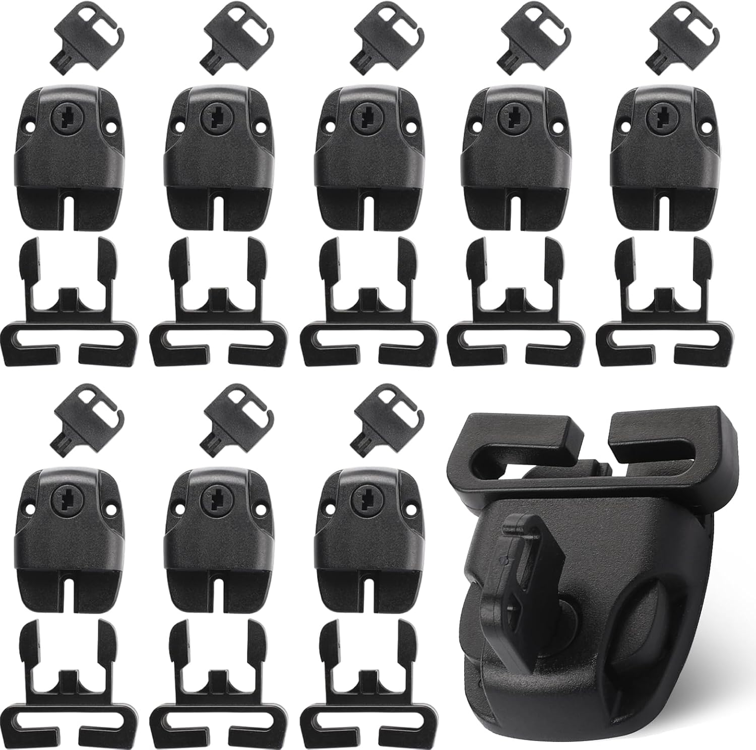8 Sets Spa Hot Tub Cover Clips Replacement Latches Kit With Keys and ...
