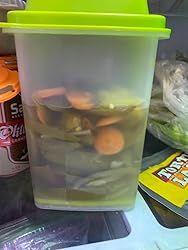 Amazon.com: Pickle Storage Container with Strainer Insert, Food Saver ...